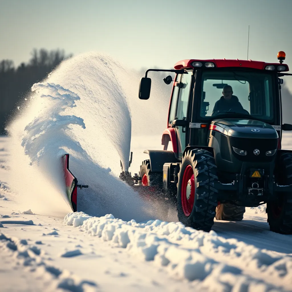 Understanding Snow Blowing Tractors' Role in Agriculture